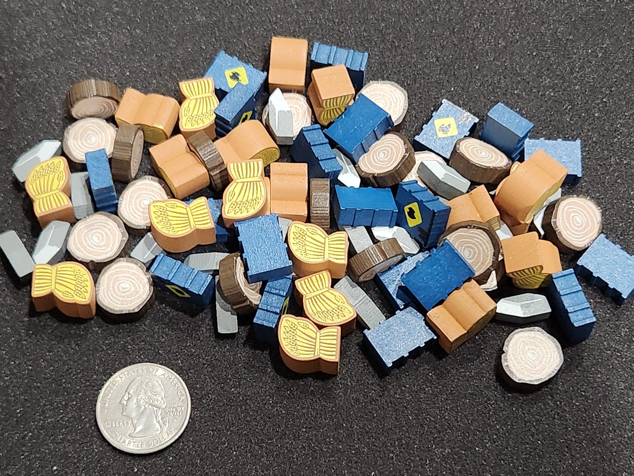 Scythe token upgrade kit. – Board Game Modder
