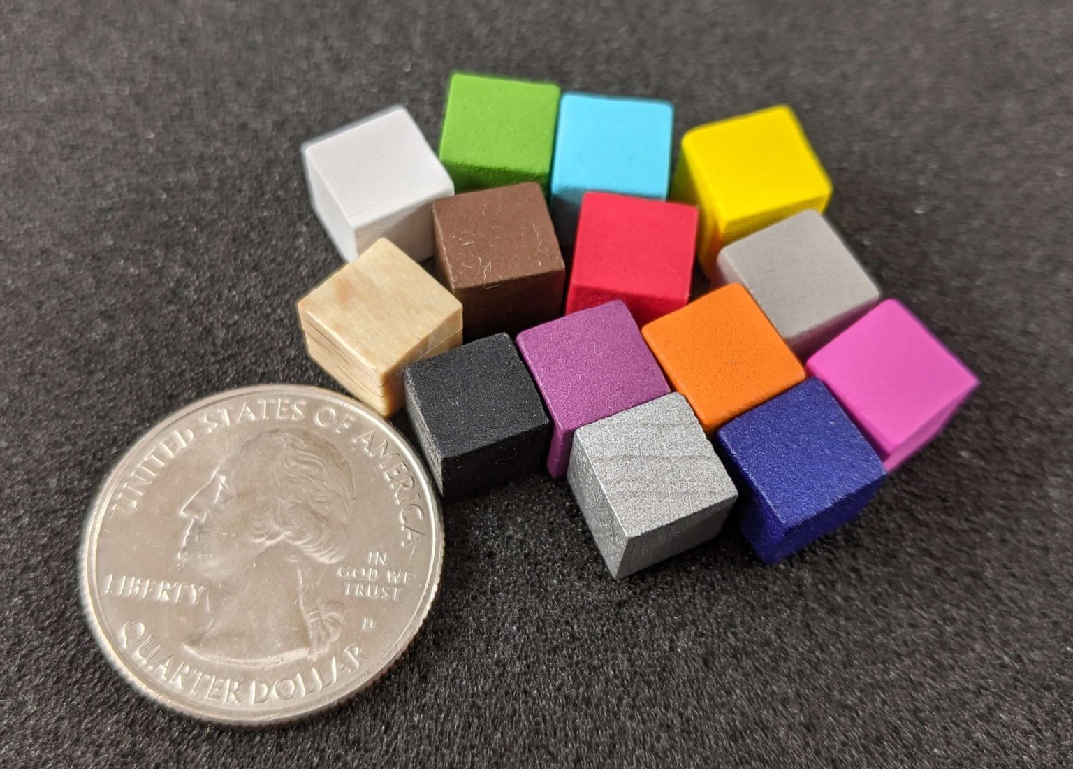 8mm Wooden Cubes | Board Game Pieces - Board Game Modder