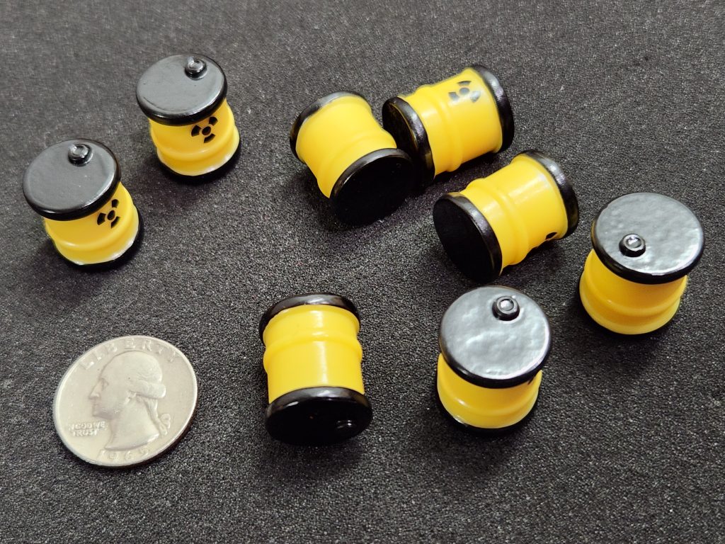 Radioactive barrel token - Board Game Modder